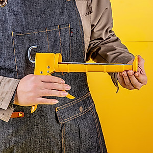 Caulk Gun Kit, Caulking Tool Kit and Caulk Remover,Sealant Finishing Tool Grout Scraper,Great Silicone Gun Tools for 10oz Caulk tubes