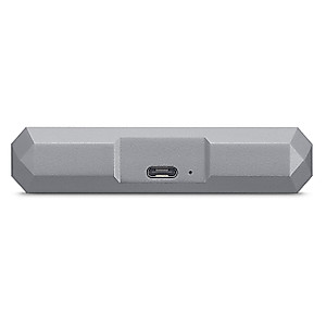 LaCie Mobile Drive 4TB External Hard Drive Portable HDD – Space Gray USB-C USB 3.0, for Mac and PC Desktop, 1 Month Adobe CC (STHG4000402)