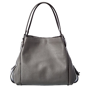 Coach Edie 31 Leather Shoulder Bag, Grey