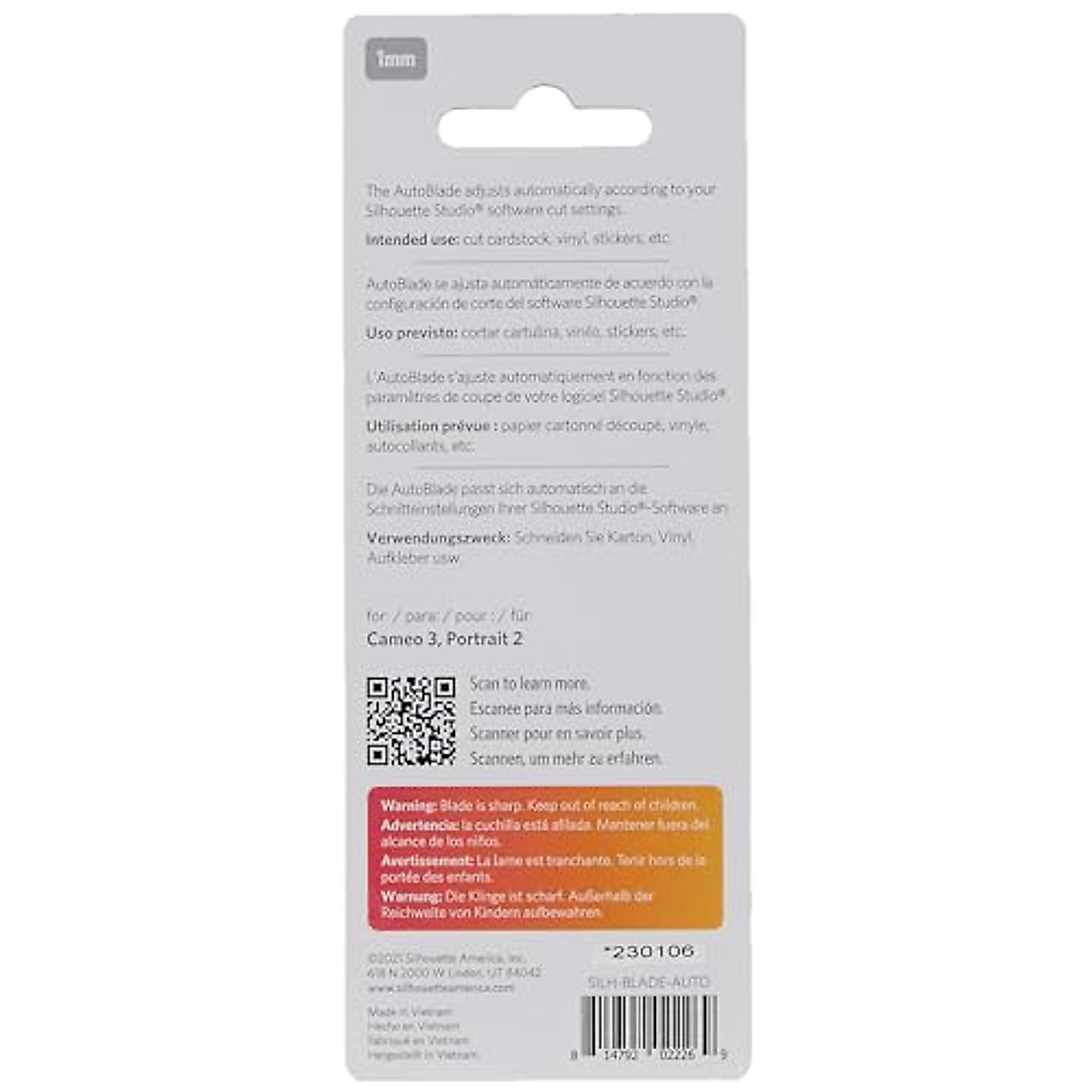 Silhouette America SILH-Blade-AUTO Tool Kit, 1 Count (Pack of 1), White