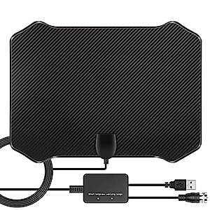 TAOPE TV Antenna for Smart TV,2022 Newest TV Antenna Indoor,Antenna TV Digital HD Indoor,350 Miles Long Range Digital Antenna for TV, Support 4K 1080P with Amplifier Signal Booster for Free Channels.