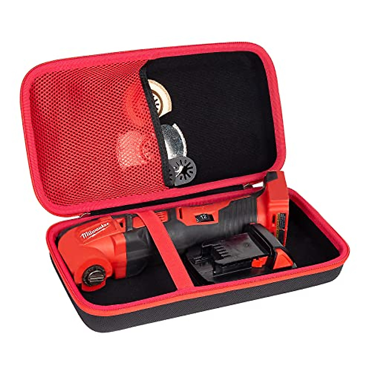 Khanka Hard Storage Case Replacement for Milwaukee 2626-20 M18 18V Lithium Ion Cordless 18,000 OPM Orbiting Multi Tool, Case Only