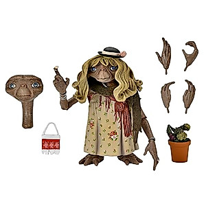 NECA E.T. The Extra Terrestrial: 40th Anniversary Dress-Up E.T. Ultimate 7" Action Figure