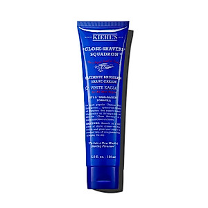 Kiehl's Ultimate Brushless Shave Cream with Menthol White Eagle, for All Skin Types, with Menthol & Camphor, Instant Refreshing & Cooling Effect, Minimizes Irritation - 5 fl oz