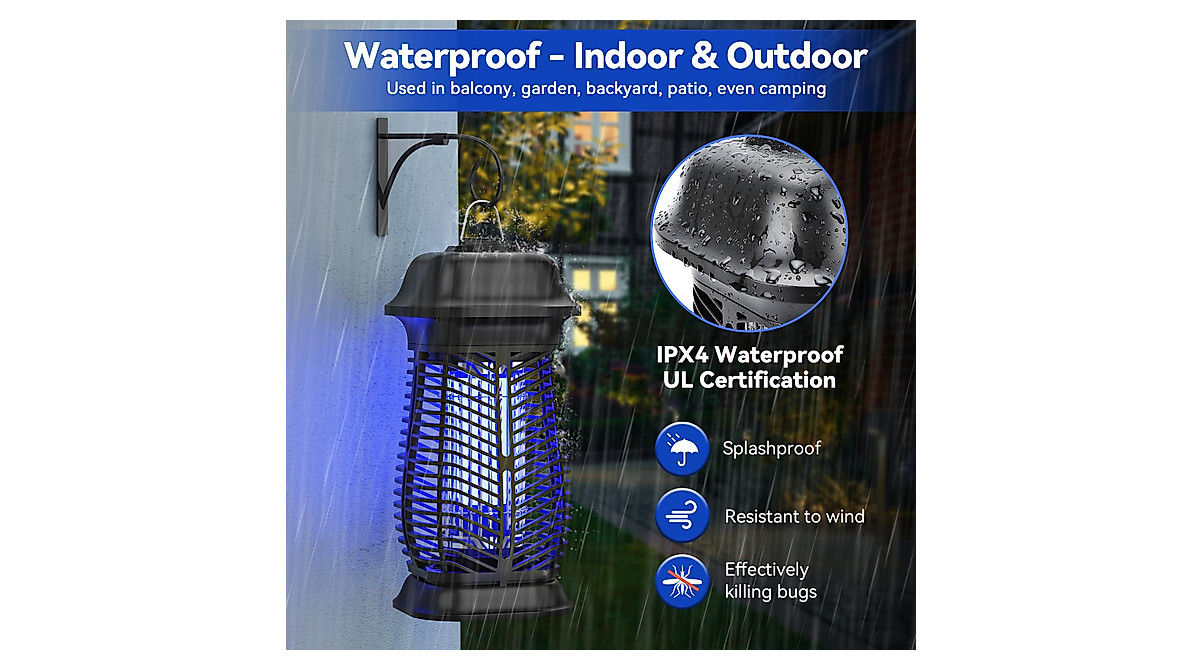 20W Electric Bug Zapper for Indoor & Outdoor Protection
