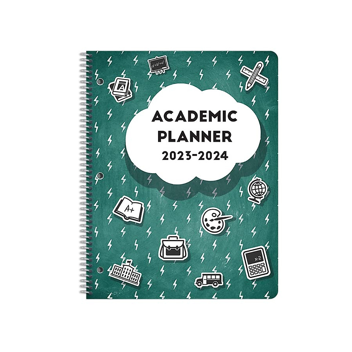 Dated Middle High School Student Planner 2023-2024 Academic School Year, Large (8.5" by 11") Matrix Style Datebook with Classic Middle/High Matrix Cover