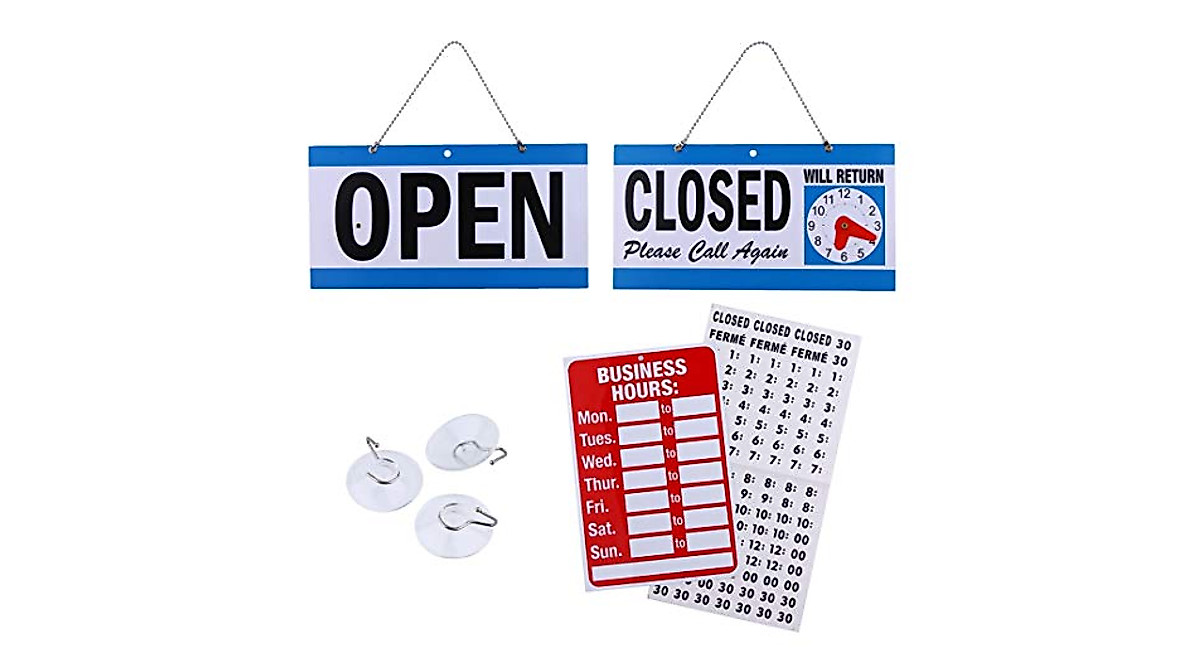 Open Signs for Business: Customizable Sign Bundle for Store & Restaurant