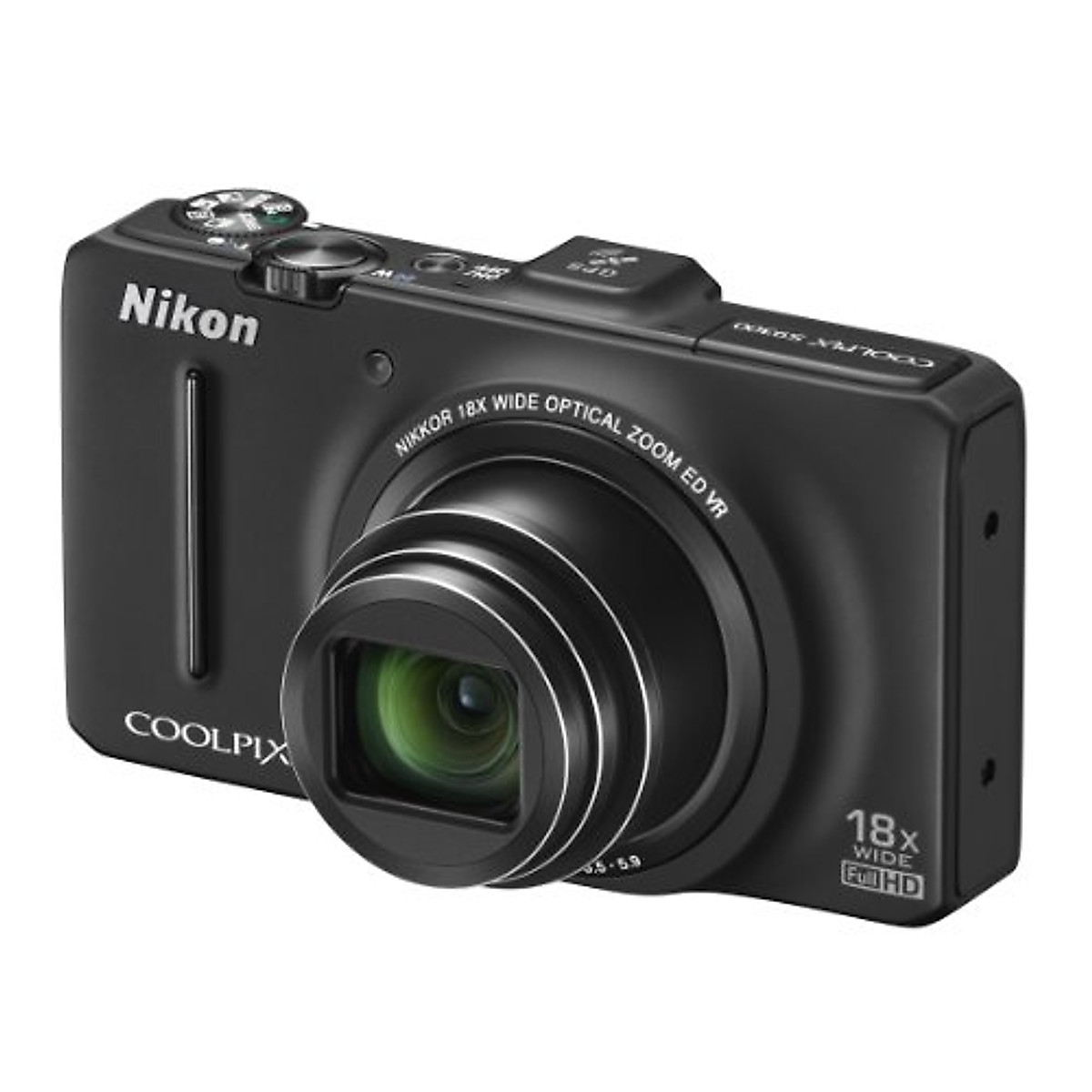 Nikon Coolpix S9300 16.0 MP Digital Camera - Black (Discontinued by Manufacturer)