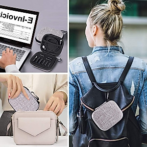 10Piece Type C Adapter Kit, Compatible with Micro-USB/Type-C/USB/1 -p Hone Cable,Foam Insert Travel Case with Carabiner, Includes USB Type C Cable