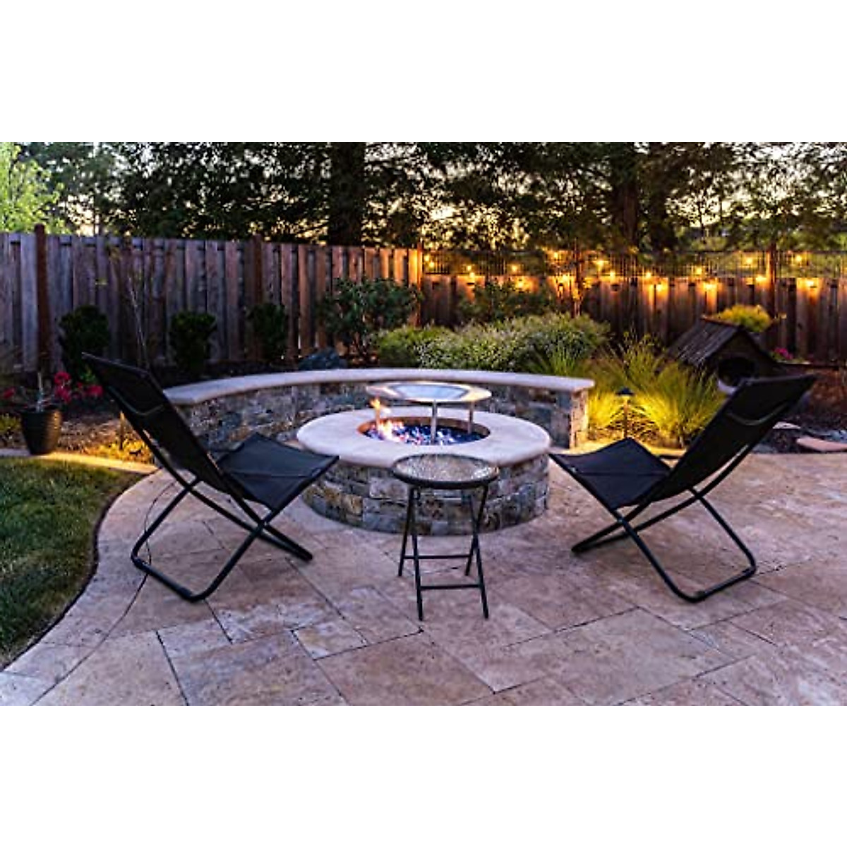 HeatSaver AL28 - Fire Pit Heat Deflector/Reflector and Cover