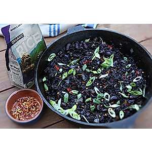Lotus Foods Bulk Organic Forbidden Black Rice – Gluten-Free, Gourmet & Certified Organic Heirloom Whole Grain Rice, 11 pounds (1 pack)