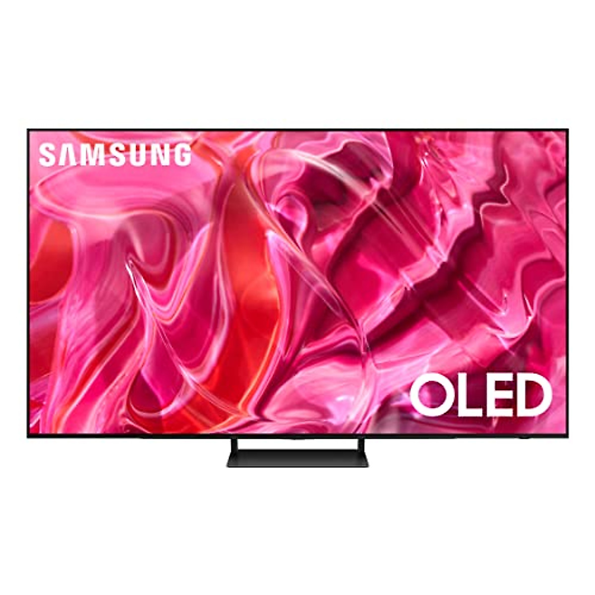 SAMSUNG QN55S90CAFXZA 55 Inch 4K OLED Smart TV with AI Upscaling with a 7S-PS4-US1 4-Outlet Power with Omniport USB (2023)(USED)