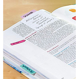 Post-it Memo Flags, 60 Count, 1 in Wide, Assorted Bright Colors (682-ARROW)