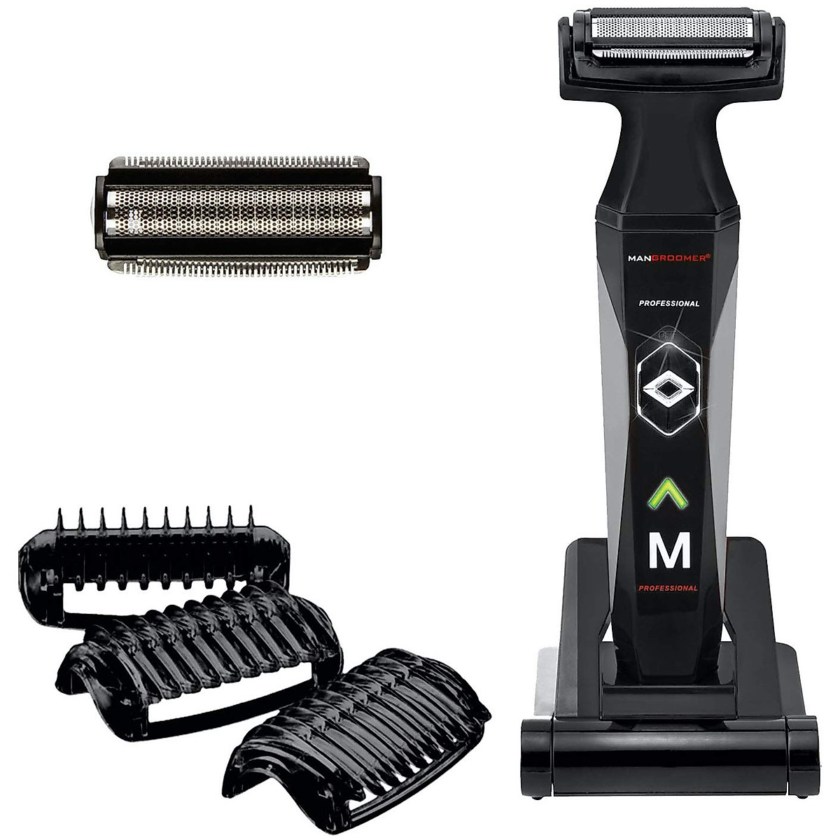 The Super Stud 2 Product Back & Body Bundle by MANGROOMER – Bundle Includes The Essential Back Hair Shaver and The Professional Body Groomer and Ball Groomer