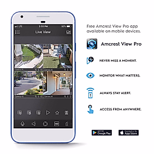 Amcrest 4K Optical Zoom AI IP PoE Camera, Varifocal 8MP Outdoor IP POE AI Camera Turret, Face Detection, Human/Vehicle Detection, 2.7mm~13.5mm Lens, IP67, 5X Optical Zoom (IP8M-VT2879EW-AI)