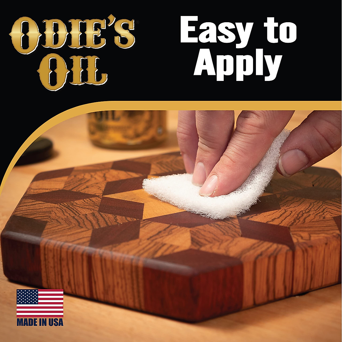 Odie's Oil • Universal Finish for Wood • Leather • Plastic • Vinyl • Metal and More • 9 Ounce Glass Jar • Food Safe and Solvent Free Non Toxic Finish …