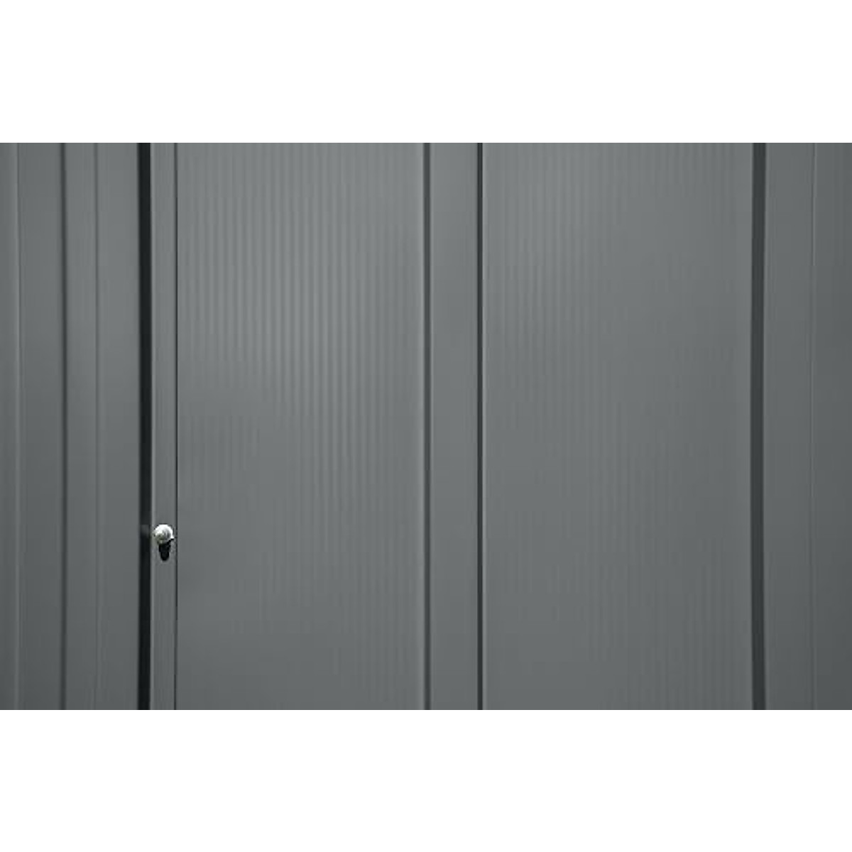 Arrow Classic Steel Storage Shed, 8x4, Charcoal