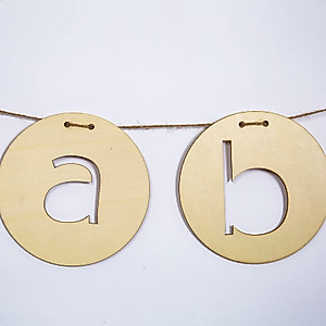 Boho Wood Oh Baby Banner, Wood Baby Shower Decorations,Wood Gender Reveal Banner,Oh Baby Party Decorations,Boho Theme Baby Shower Banner,Oh Baby Sign Gender Reveal Door Hanging