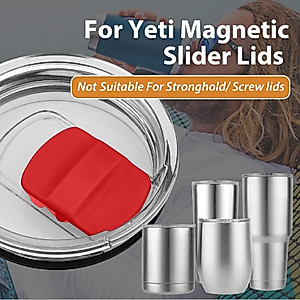 Magnetic Slider Replacement, Replacement Magnetic Slide Block, Magslider Replacement Compatible with Lid/Tumblers Fits 10oz, 16oz, 20oz, 26oz, 30oz