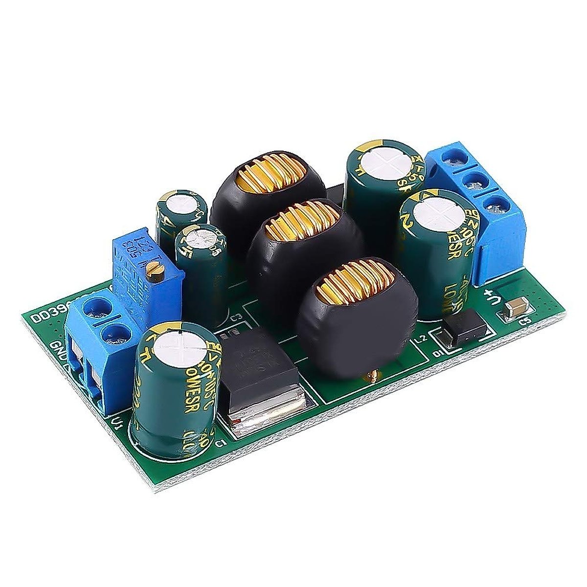 Boost Buck Voltage Converter, DC-DC 5V-24V to +/-3V-30V Step UP Down Power Supply Module Adjustable 20W Positive Negative Dual Output Voltage Charging Converter for Amplifier