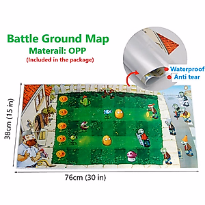 ROLOSO Plants and Zombies Toys Figures vs Peashooter Party Favors Birthday Decorations Supplies Plushies Sets Playset Series 2 PVZ Games Gift Box Zomboss Gargantuar Free Storage Box