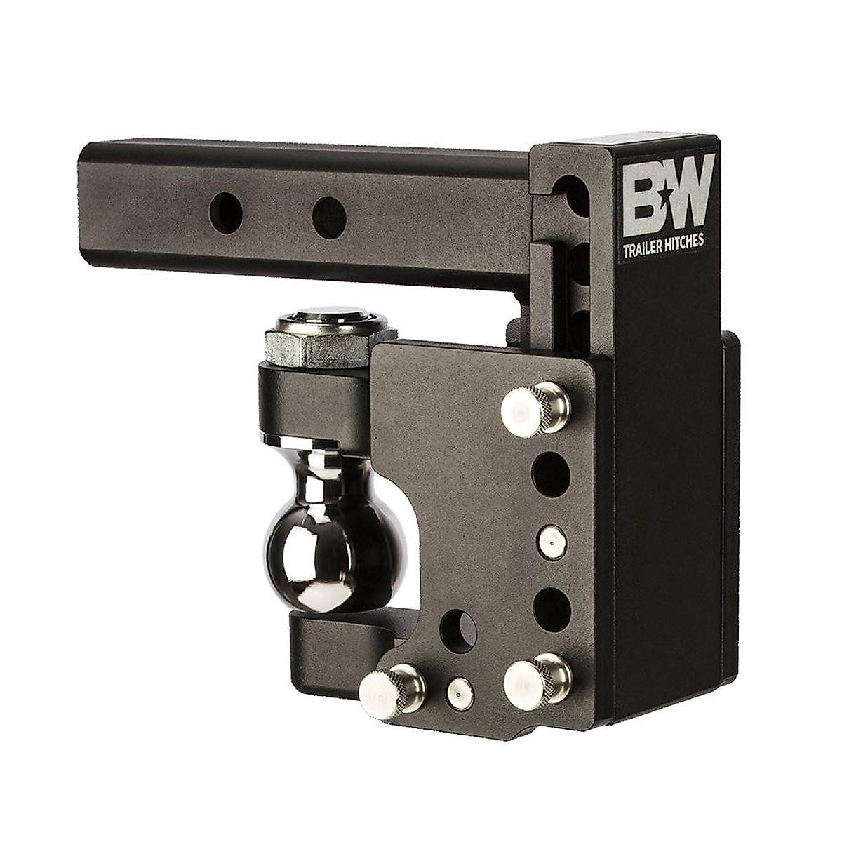 B&W Trailer Hitches Pintle Tow & Stow - Fits 2" Receiver, 2" Ball, 8.5" Drop - TS10055