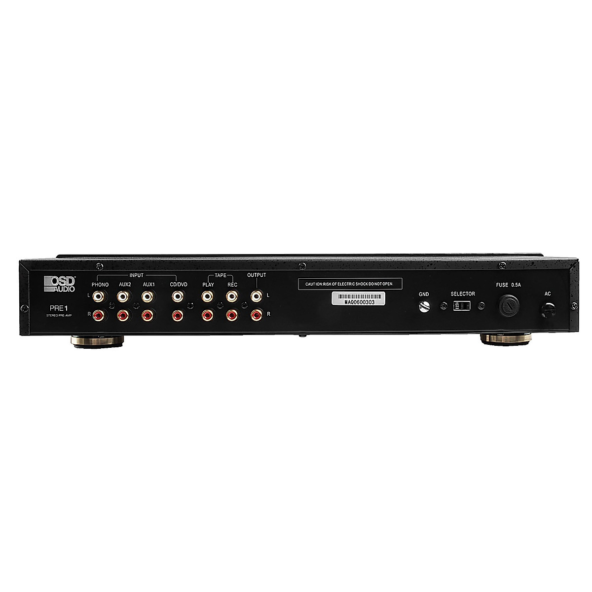 OSD Audio Pre-1 High Definition Preamplifier – Multi Source Select Phono Ready