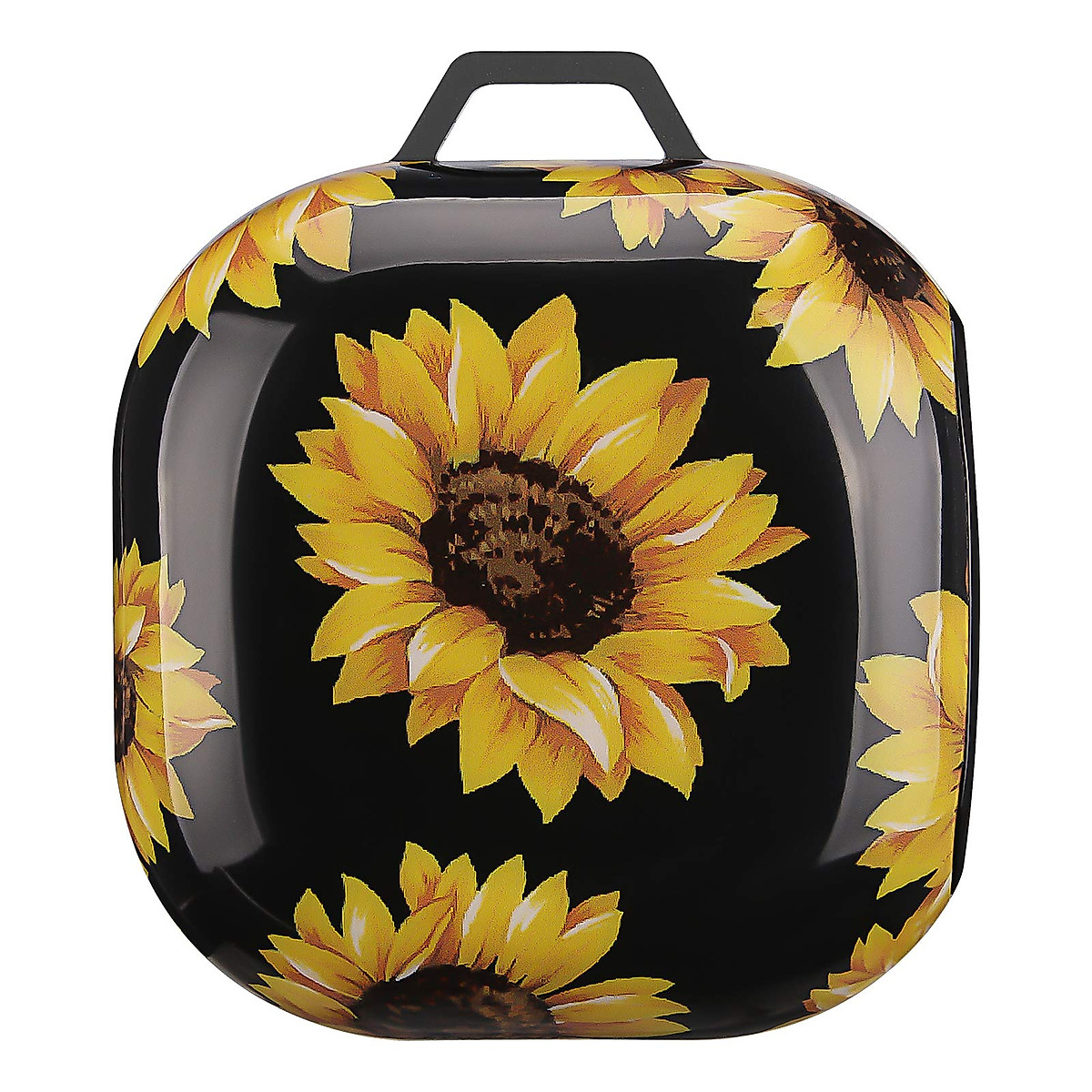 GOLINK Floral Full Body Protection Hard PC Cover with Printing Designs Compatible with Samsung Galaxy Buds Live(2020 Release)/Buds Pro (2021 Release) Charging Case-Sunflower