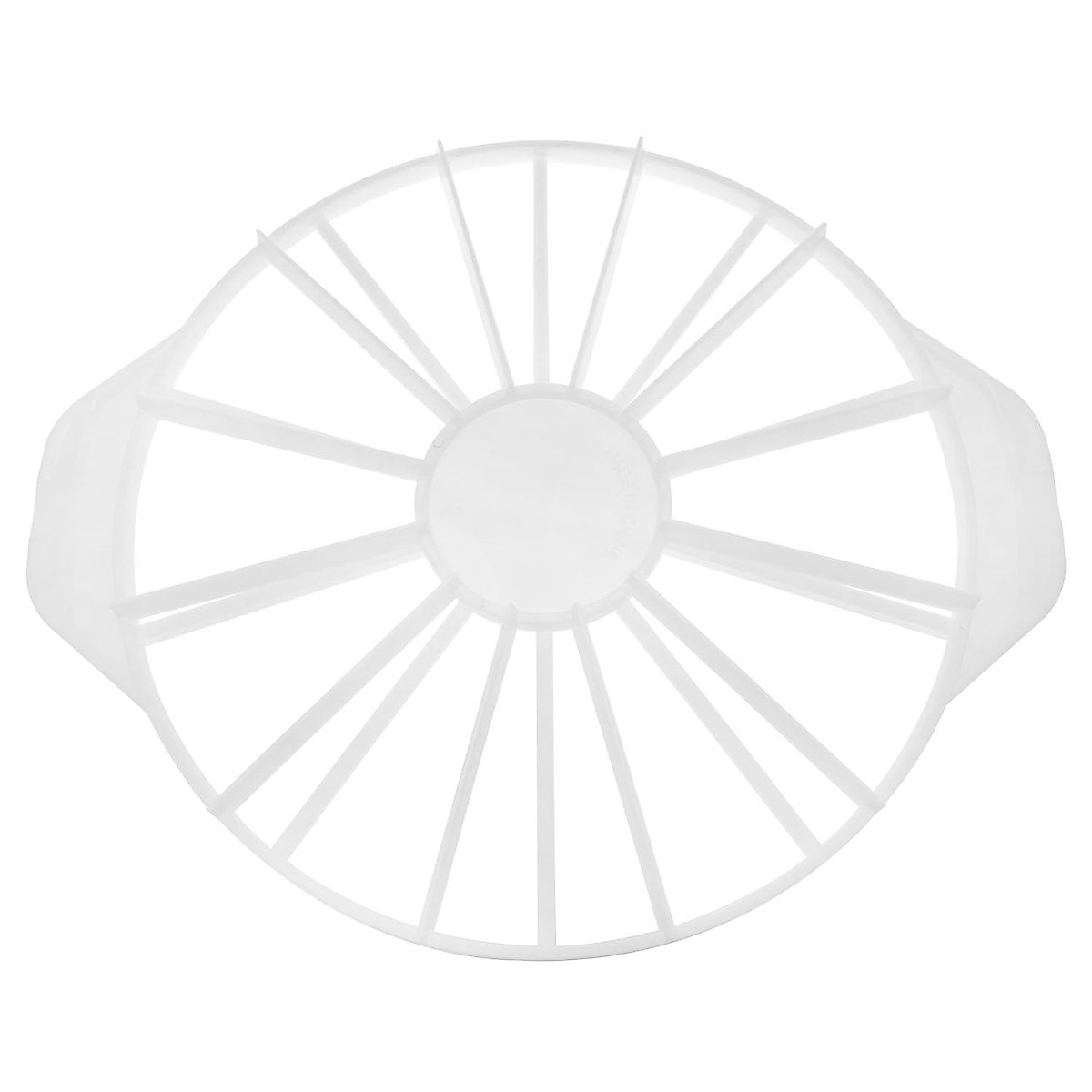 Xhziy Cake cutter 10/12 copies with handle Double sided cake part marks The cake slicer slices evenly Suitable for cakes up to 16 inches in diameter -1pcs