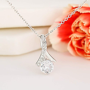 Mothers Day Gifts For Women, Daughter In Law Gifts From Mother In Law, Mother Daughter Necklace, Wedding Birthday Gifts For Daughter From Mom, Gifts For Her, Jewelry With Message Card And Gift Box