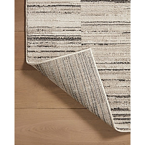 Loloi II Darby Collection DAR-01 Charcoal/Sand 6'-7" x 9'-3" Area Rug