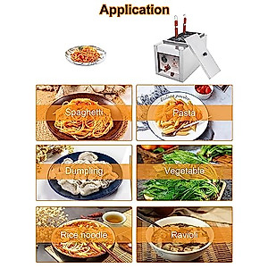 DYRABREST Commercial Electric Pasta Cooker,2 Holes Noodle Cooking Machine,Pasta Makers 110V Cooker Machine with Stainless Steel Lid and 2 Food-Grade Filter for cooking noodles, pasta, dumplings, soup