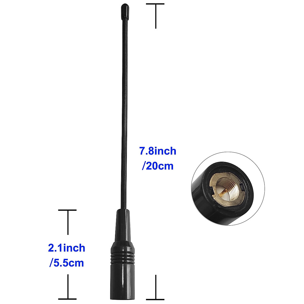 915MHz LoRa Antenna Omni 5dbi Gain SMA Male for ESP32 OLED Board + 15cm IPEX Extension Cable 2 Pcs