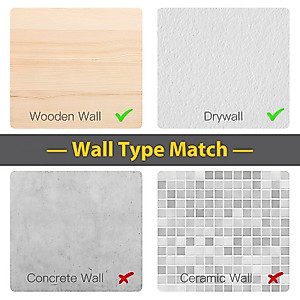 Picture Hanging Nails, Hommie Picture Hangers with10-60 lbs 50PCS Picture Hangers Hardware kit One Step Picture Hangers Nails for Drywall, Picture Frame, Canvas, Mirror Hanging Decoration