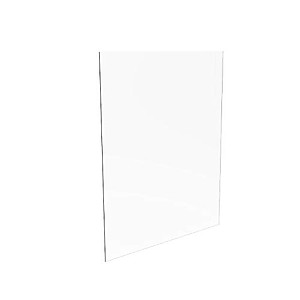 FixtureDisplays® 22x28" Clear Transparent Acyrlic Plexiglass Lucite 1/8" (3mm) Thickness Sneeze Shield DIY Panel 10076-22 * 28"-NF