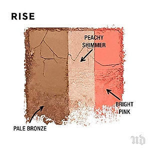 Urban Decay Stay Naked Threesome Palette, Fly - Bronzer, Highlighter & Blush Trio - Natural Satin Finish - Lasts Up To 14 Hours
