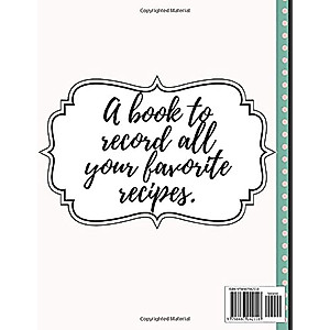 Recipe Book - Make Your Own Family Cookbook & Blank Recipe Notebook Organizer, Empty Cooking Journal to Write in Recipes, Paperback, Stores 81 Recipes | Bitch, I am the Secret Ingredient