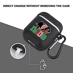 Sorority Airpods Case with Keychain Suitable for Airpods Airpods Protective Cover