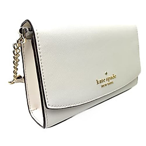 Kate Spade New York Staci small flap crossbody bag (Parchment)