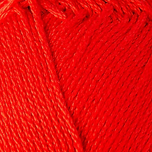 Lion Brand Yarn (1 Skein) 24/7 Cotton® Yarn, Red