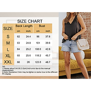 ANGGREK Womens Silk Satin Tank Tops V Neck Casual Cami Sleeveless Camisole Blouses Basic Tank Shirt(1-Champagne,Large)