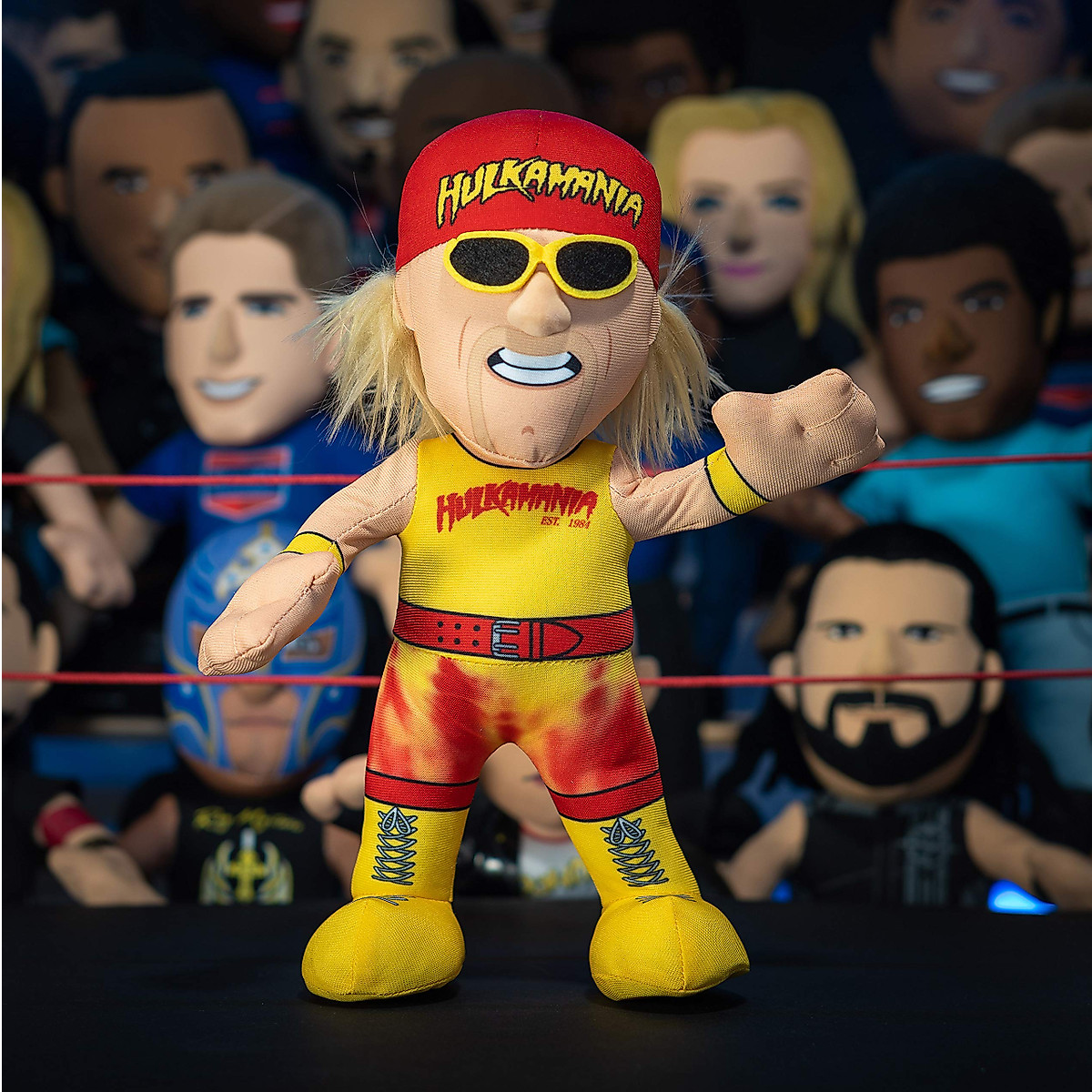 Bleacher Creatures WWE Hulk Hogan 10" Plush Figure - A Wrestling Superstar for Play or Display