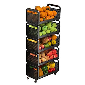 DANN Kitchen Spice Storage Rack Multi-Level Drop Tableware Rack Removable Storage Rack for Bathroom Storage Rack (Color : D, Size : 97.5cm*40cm)