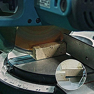 Luckyway 7-1/4 Inch 60T Finish with 5/8 Inch Arbor TCT Circular Saw Blade for Cutting Wood