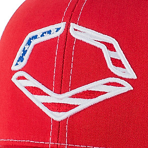 EvoShield Mens USA Snapback Trucker, Red/White