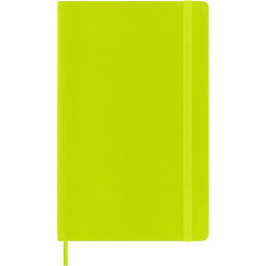 Moleskine Classic Notebook, Soft Cover, Large (5" x 8.25") Ruled/Lined, Lemon Green, 192 Pages