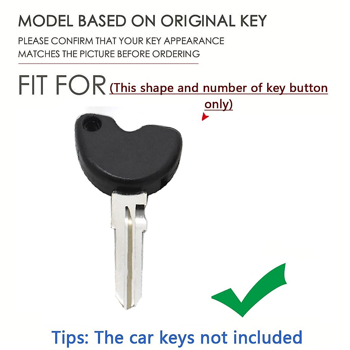 SANRILY Genuine Leather Key Holder for Vespa GTS GTS250 GTS300 Piaggio 3VTE Fly 125 200 300 GTV LXV150 GTV250 Keyless Motorcycle Keychains Holder Brown