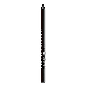 NYX PROFESSIONAL MAKEUP Line Loud Lip Liner, Longwear and Pigmented Lip Pencil with Jojoba Oil & Vitamin E - Evil Genius (Black)