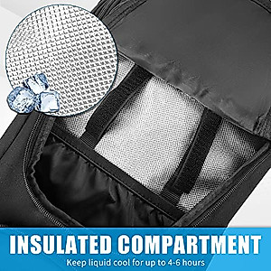 SHARKMOUTH Tactical Hydration Backpack, with 2L Water Bladder, Military Pack Fit for Hiking Cycling Running Camping