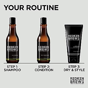 Redken Brews Molding Paste For Men, High Hold, Natural Finish, For all Hair Types, 5 Fl. Oz.